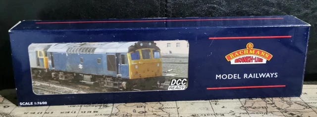 BACHMANN 32-405 CLASS 25/3 Bo-Bo Diesel D7646 BR Two Tone BR Green ...