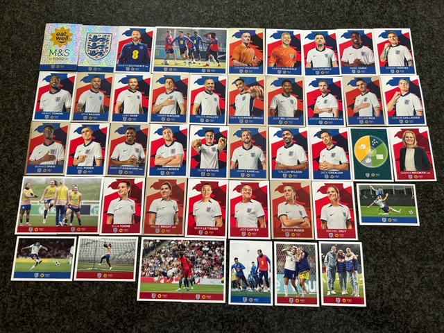 PANINI STICKERS M&S England Football Euro 2024 £0.99 - PicClick UK