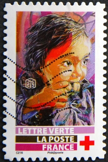 FRANCE 2019 - CROIX ROUGE - N° AA 1722 Oblitéré - ni clair ni aminci ...