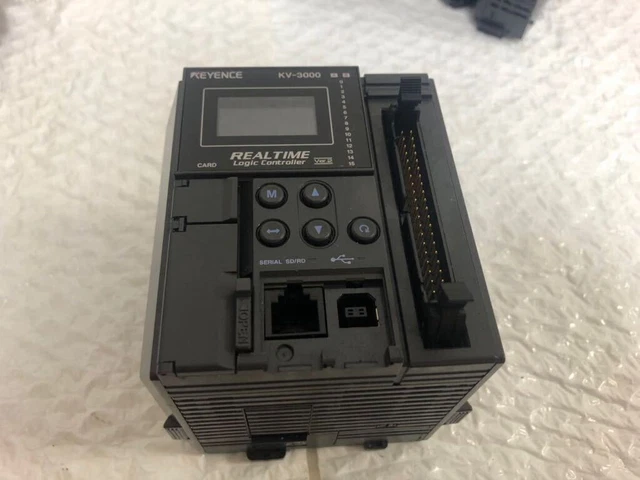 KEYENCE KV-3000 PLC Serial Built-in CPU Unit Programmable Controllers ...