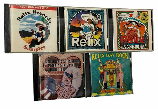 ÉCHANTILLONNEUR DE ROCK Relix Bay #1,2,3,4,5 Tous les CD sont ex. État ...