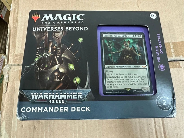 MTG UNIVERSES BEYOND Warhammer 40k 40,000 Commander Deck Set of 4 ...