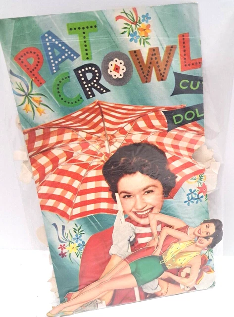VINTAGE PAT CROWLEY Paper Doll and Clothes Cut Book Fair $9.95 - PicClick