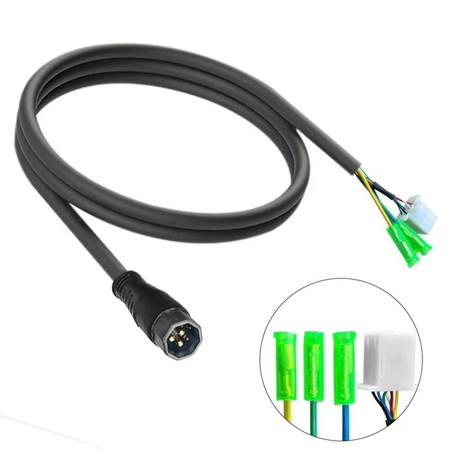 CONNECTEUR MALE ADAPTATEUR noir 9 broches cable moteur rallonge pour EBike EUR 24,40 - PicClick FR