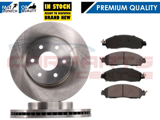 FOR NISSAN NAVARA NP300 D23 2.3 dCi 15- FRONT VENTED BRAKE DISCS PADS ...