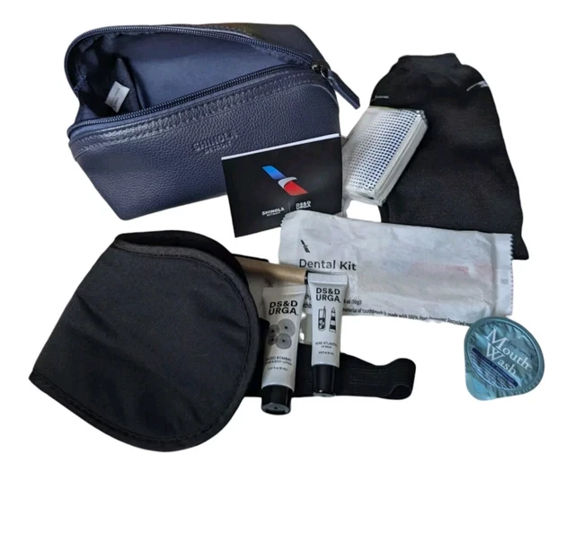 NEW AMERICAN AIRLINES Shinola Detroit Flagship Business Class Amenity ...