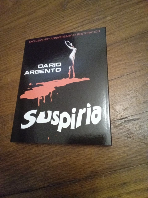 DARIO ARGENTO'S SUSPIRIA (1977) Synapse Steelbook Blu-ray + seltene OOP ...