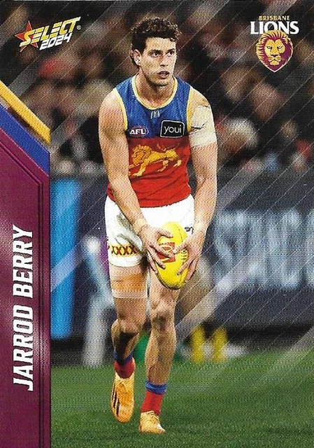 JARROD BERRY #13 Brisbane Lions | 2024 Select AFL Footy Stars | Trading ...