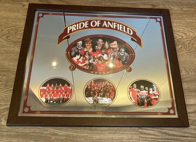 LIVERPOOL FC PRIDE Of Anfield Framed Large Mirror 50 X 60 Cm Champions ...