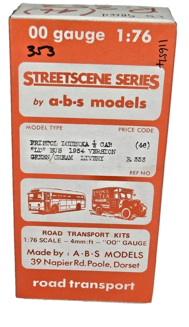 ABS MODELS BRISTOL Lodekka Oab Bus 1954 Version R 353 grün/creme ...