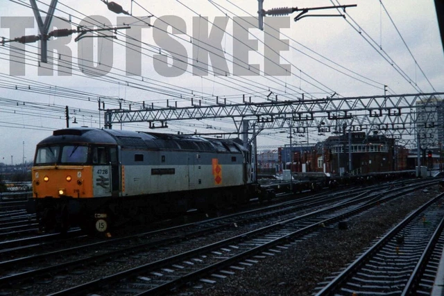 35MM SLIDE BR British Rail Diesel Loco Class 47 47218 1993 Stratford Orig £4.98 - PicClick UK