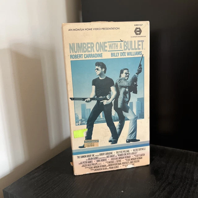 NUMBER ONE WITH a Bullet VHS 80’s Robert Carradine Billy Dee W 1987 MGM ...