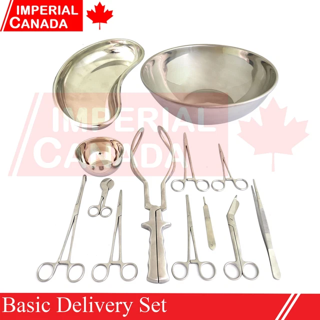 16 PCS BASIC Delivery Set Gynecology Surgical Instruments DS-1700 $159. ...