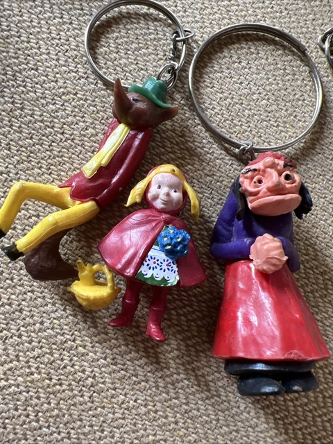 VINTAGE KEYCHAIN LITTLE Red Riding Hood Trio $22.00 - PicClick