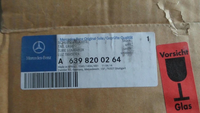 ORIGINAL MERCEDES-BENZ W639 Vito Viano feu arrière bas à droite ...