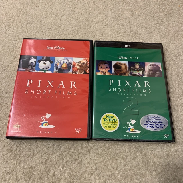 DISNEY PIXAR SHORT Films Collection Lot Volume 1 and 2 DVD Bonus ...
