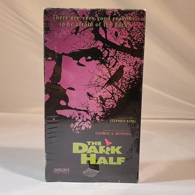 THE DARK HALF SEALED Original 1st Release VHS Movie 1993 Stephen King ...