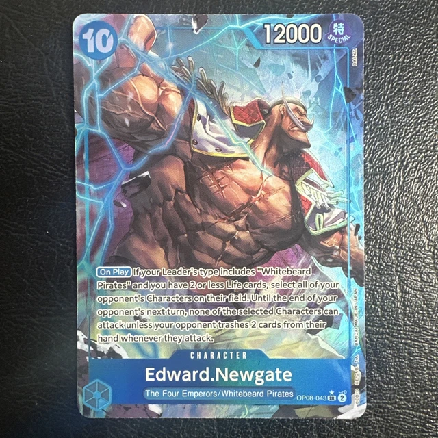 EDWARD NEWGATE OP08-043 Parallel SR Two-Legend One-Piece Card Alternative Art £20.39 - PicClick UK