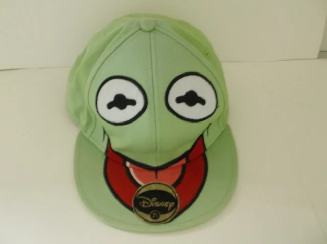 DISNEY KERMIT THE FROG Hat The Muppets Green Fitted Cap Size L / 7.5 £ ...