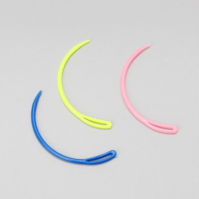 KITS DE TRICOT coudre pratiques avec aiguilles coude en plastique pour ...
