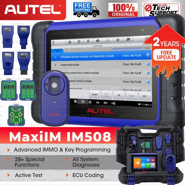 AUTEL MAXIIM IM508 PRO IMMO KEY Programmation Codage Porte-Clé ...