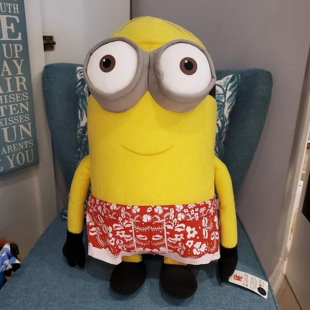 NEW DESPICABLE ME Minions Large 22" Two Eye Minion Red Flowered Swim ...