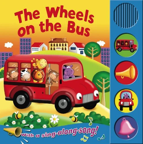 WHEELS ON THE Bus - 4 Great Sounds - Sing Along (Sound by Igloo Books ...