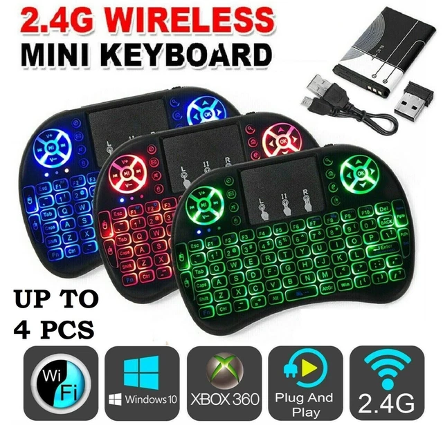 Wireless Mini Keyboard Keypad Mouse Touchpad Remote Control Android Box Laptop £6 95 Picclick Uk