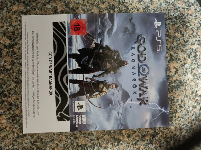 PS5 PLAYSTATION 5 | GOW God Of War Ragnarök | Digitaler Downloadcode ...