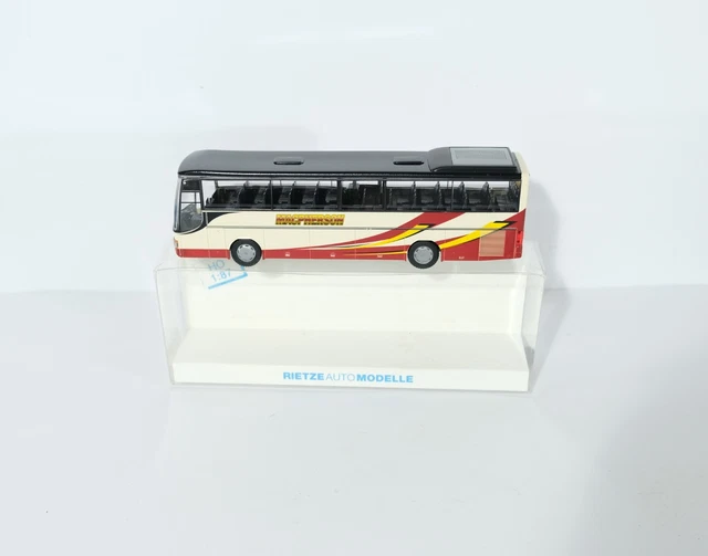 BUS MODEL RIETZ SETRA OMNIBUS TOY MODEL COACH CAR Macpherson HO 1:87 ...