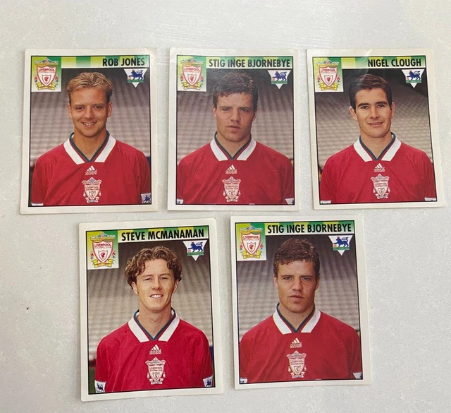 MERLIN 1995 PREMIER League Liverpool Stickers x 5 £5.45 - PicClick UK