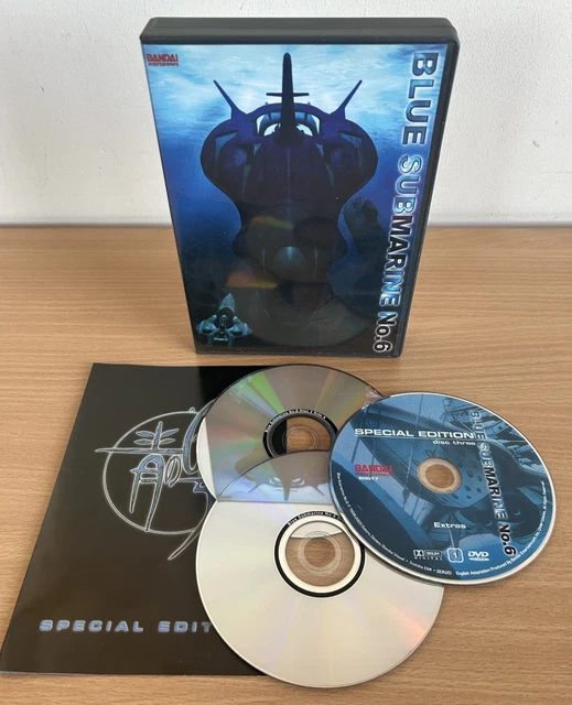 BLUE SUBMARINE NO.6 Special Edition DVD Complete Box Set Anime R1 £17. ...