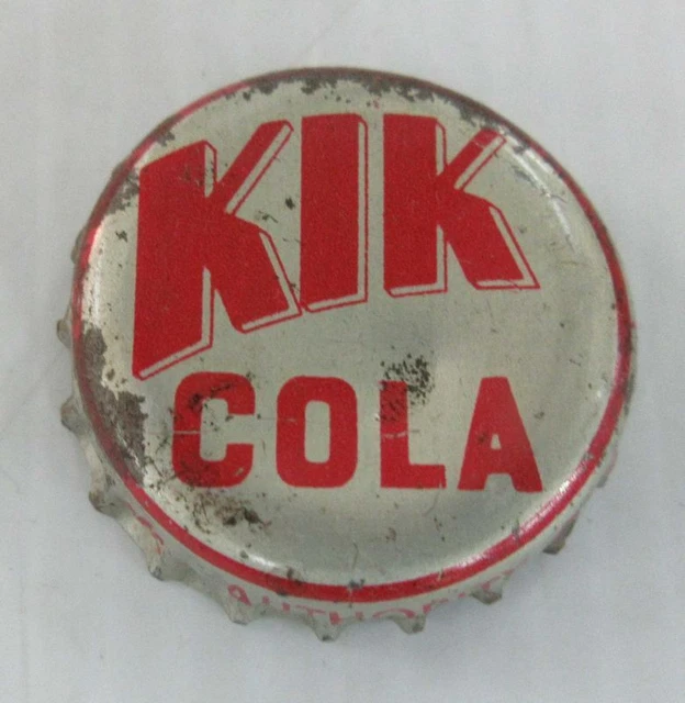 KIK COLA Soda Pop Bottle Cap Crown - cork lined $4.99 - PicClick CA
