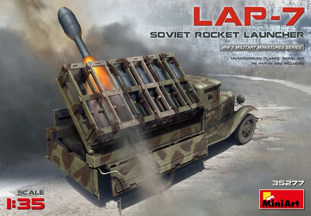 SOVIET ROCKET LAUNCHER Lap-7 1:3 5 Plastique Model Kit Miniart EUR 60 ...