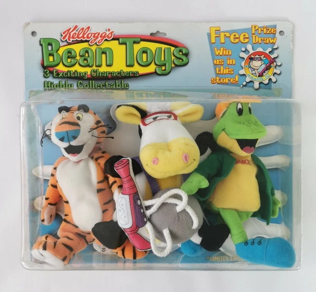 KELLOGGS BEAN TOYS Vintage Shop Display Pack - Tony, Uder and Diggum ...