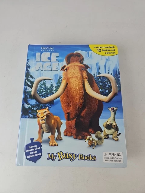 MY BUSY BOOKS Ice Age, Book, 12 Figures, Mat, Blue Sky Studio ...