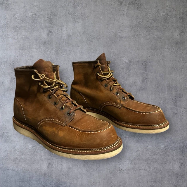 RED WING 1907 Classic Moc Toe Copper 11 Rough & Tough Heritage Boots ...