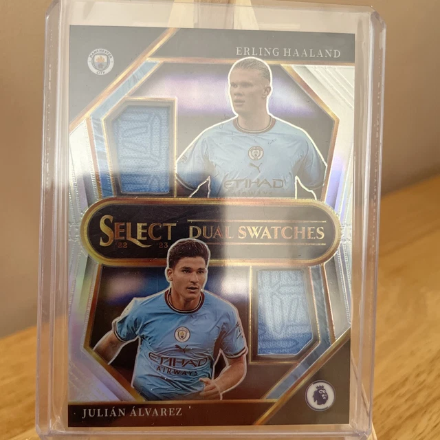 2022-23 PANINI SELECT Premier League Erling Haaland Julian Alvarez Dual Patch £100.00 - PicClick UK