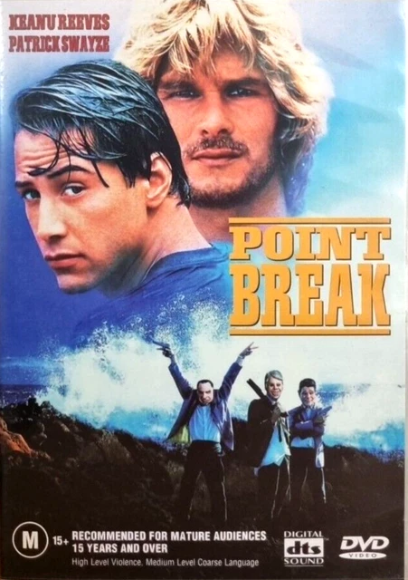 POINT BREAK (DVD, 1991) Keanu Reeves, Patrick Swayze, Gary Busey, Lori ...