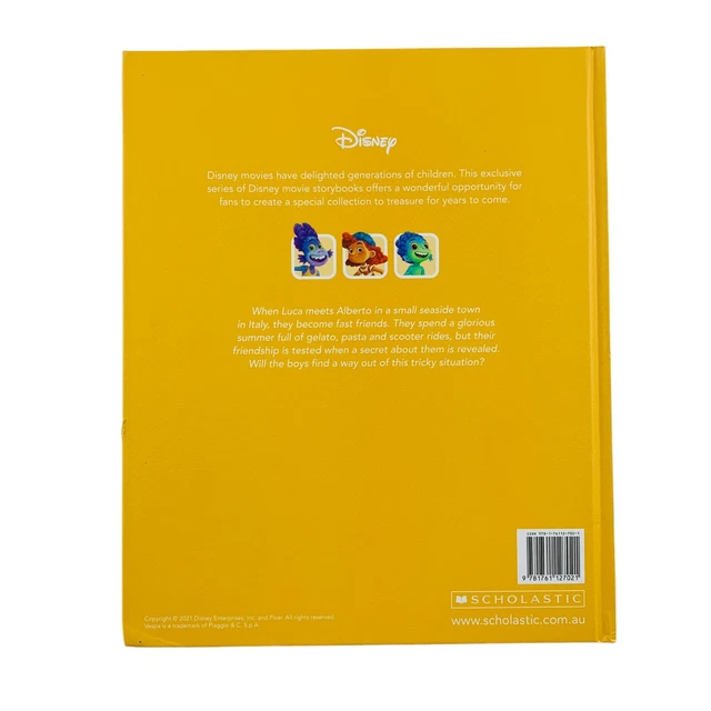 LUCA DISNEY PIXAR Hardcover Book Movie Collection Storybook Series $19. ...