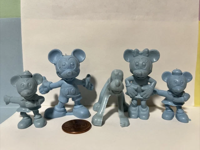 MARX MICKEY MOUSE characters Walt Disney Television Playhouse plastic ...