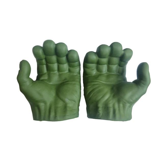 KIDS AVENGERS HULK Smash Hands Boxing Fists Gloves Soft Cosplay Toy ...