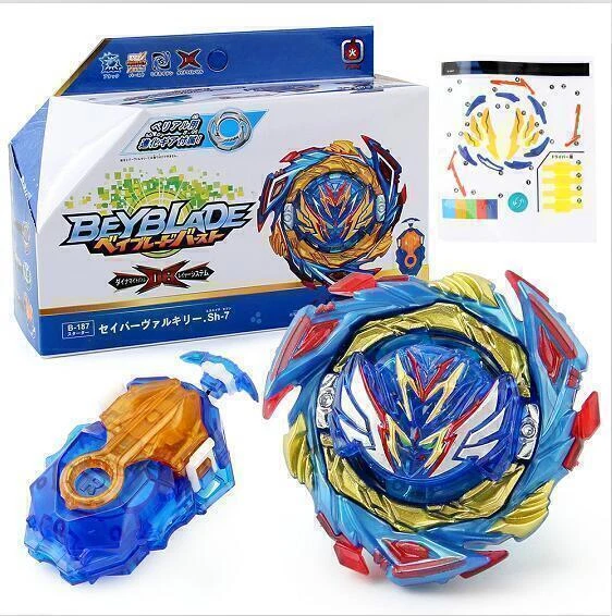 BEYBLADE BURST DB B-187 Savior Valkyrie.Sh-7 with Blue LR Launcher ...