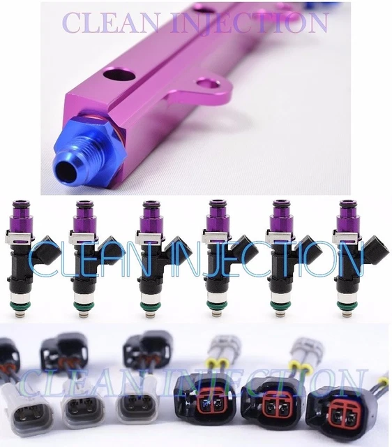 TOYOTA SUPRA 7MGE 7mgte bosch 1000cc Carburant Injecteur Rail Kit Turbo ...