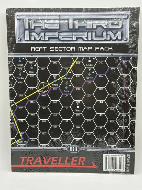 TRAVELLER: THE THIRD Imperium - Reft Sector Map Pack - MGP 3895 - In ...