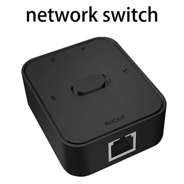 Rj45 Cat6 Connector Lan Hub Selector Network Switch Box Splitter Ethernet £5 95 Picclick Uk
