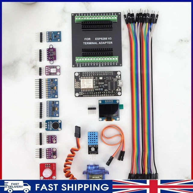 Esp8266 Nodemcu Learning Diy Starter Kit Lua Sensor Module Kit Jumper