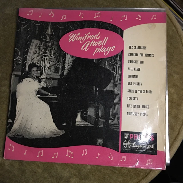 WINIFRED ATWELL WINIFRED Atwell Plays 10 Inch EP Philips Records ...