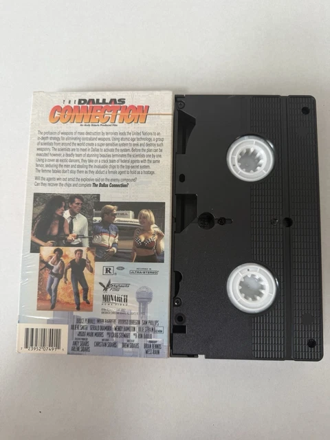 '94 THE DALLAS CONNECTION org VHS/box JULIE STRAIN Spies Thighs Bikini ...