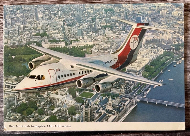 DAN-AIR BRITISH AEROSPACE 146 (100 Series) Short Range Jet Airliner ...